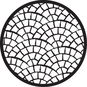 Rosco Gobo - Fan Tiles 2