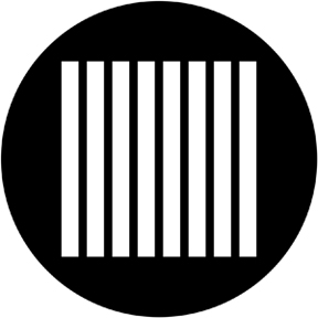 Rosco Gobo - Jail Bars Vertical