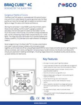 Braq Cube® 4C & 4CA | Rosco