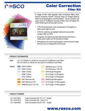Color Correction Filter Kit | Rosco